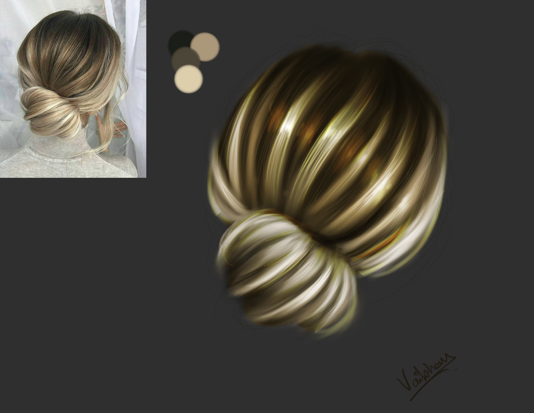 ArtStation - How I Paint Hairs