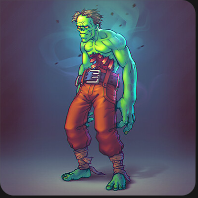 ArtStation - Zombie melee fighter concept