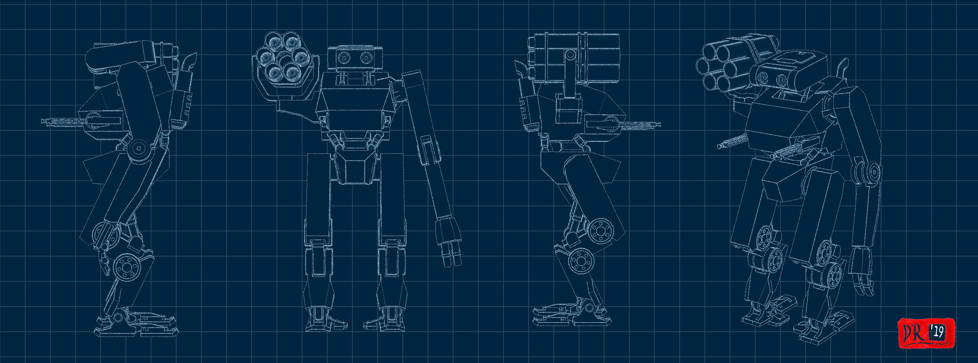ArtStation - Light PanzerMech