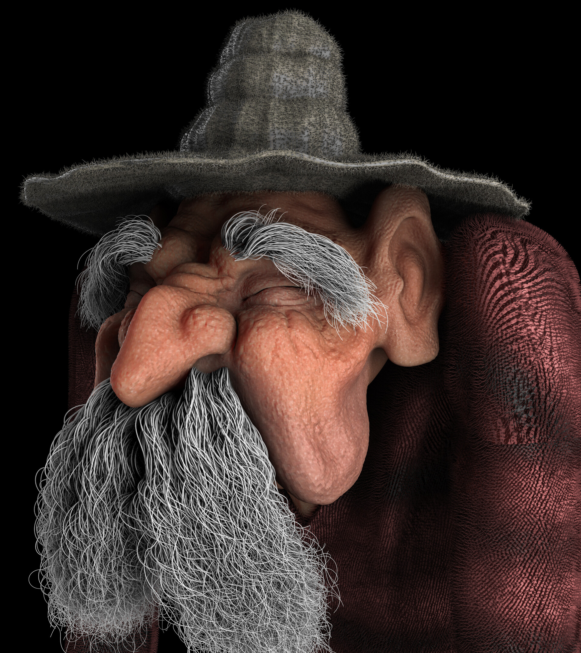 ArtStation - Stylized old man