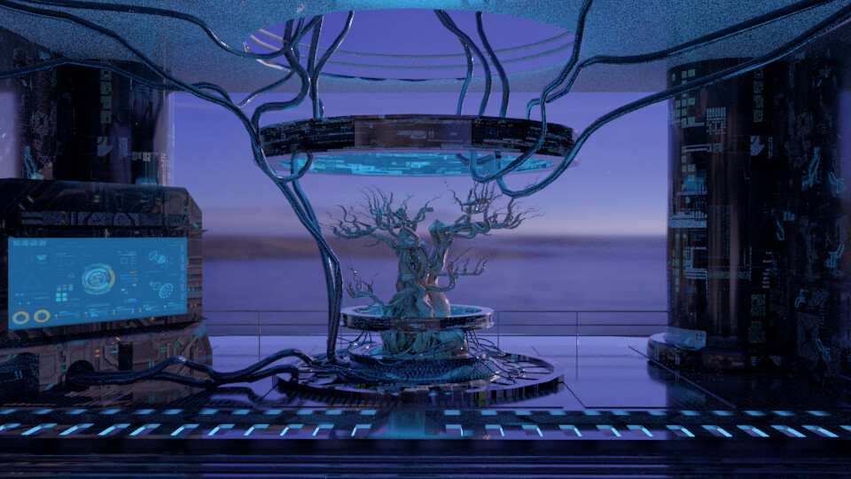 ArtStation - Cyberpunk House