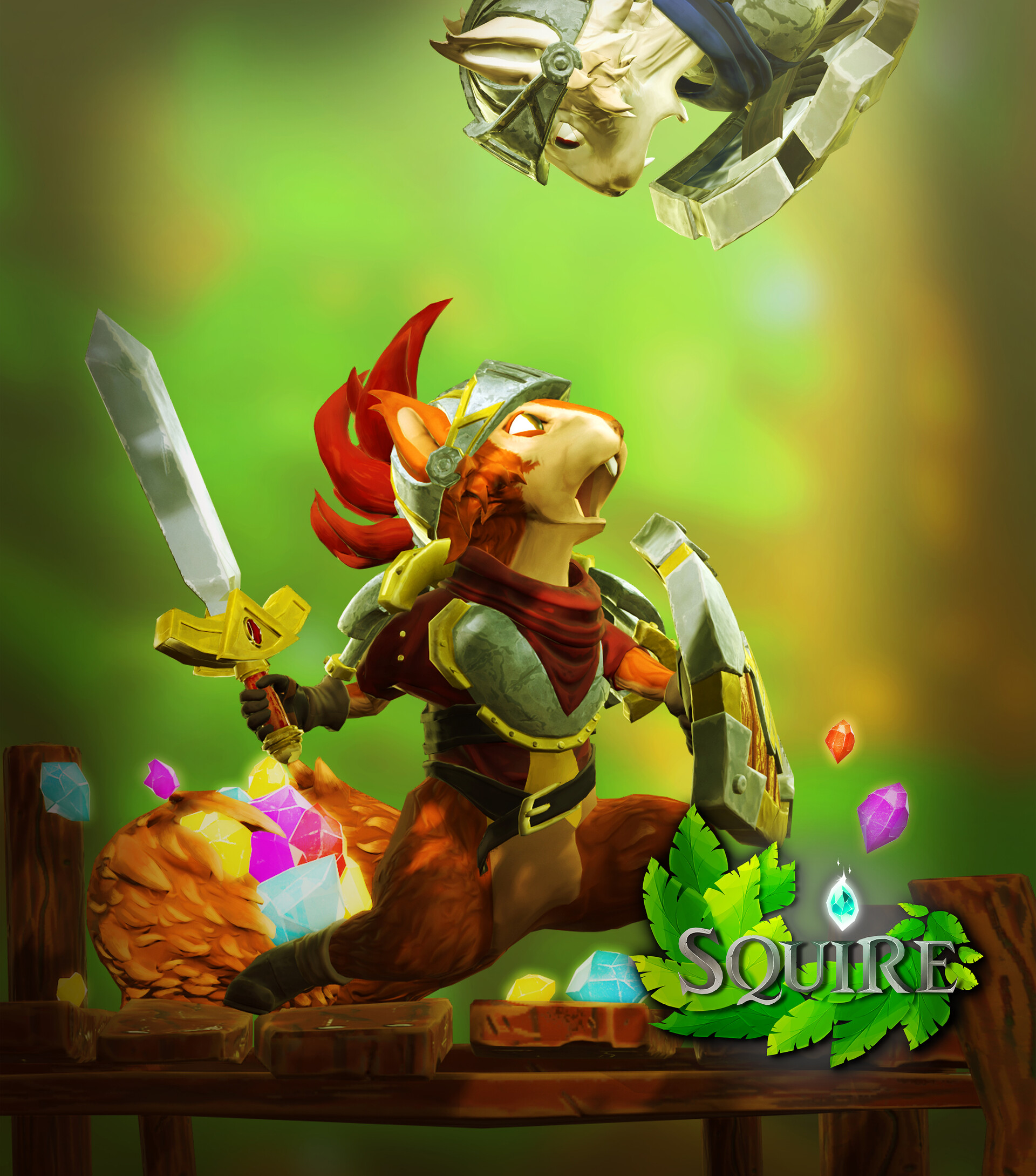 ArtStation - Squire, the squirrel knight