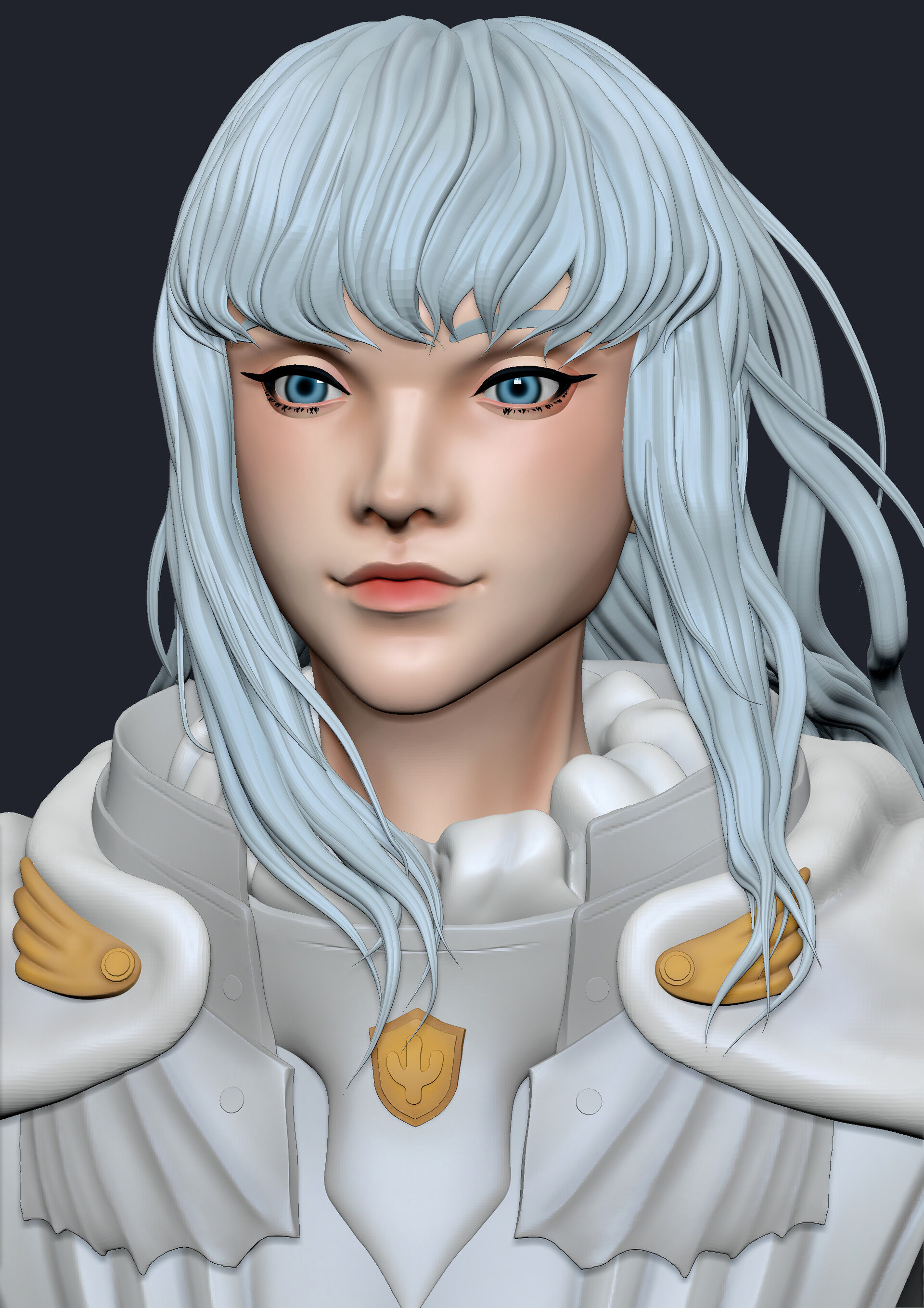 S Naz S - Bust Up 3D Sculpt (Griffith from Berserk)