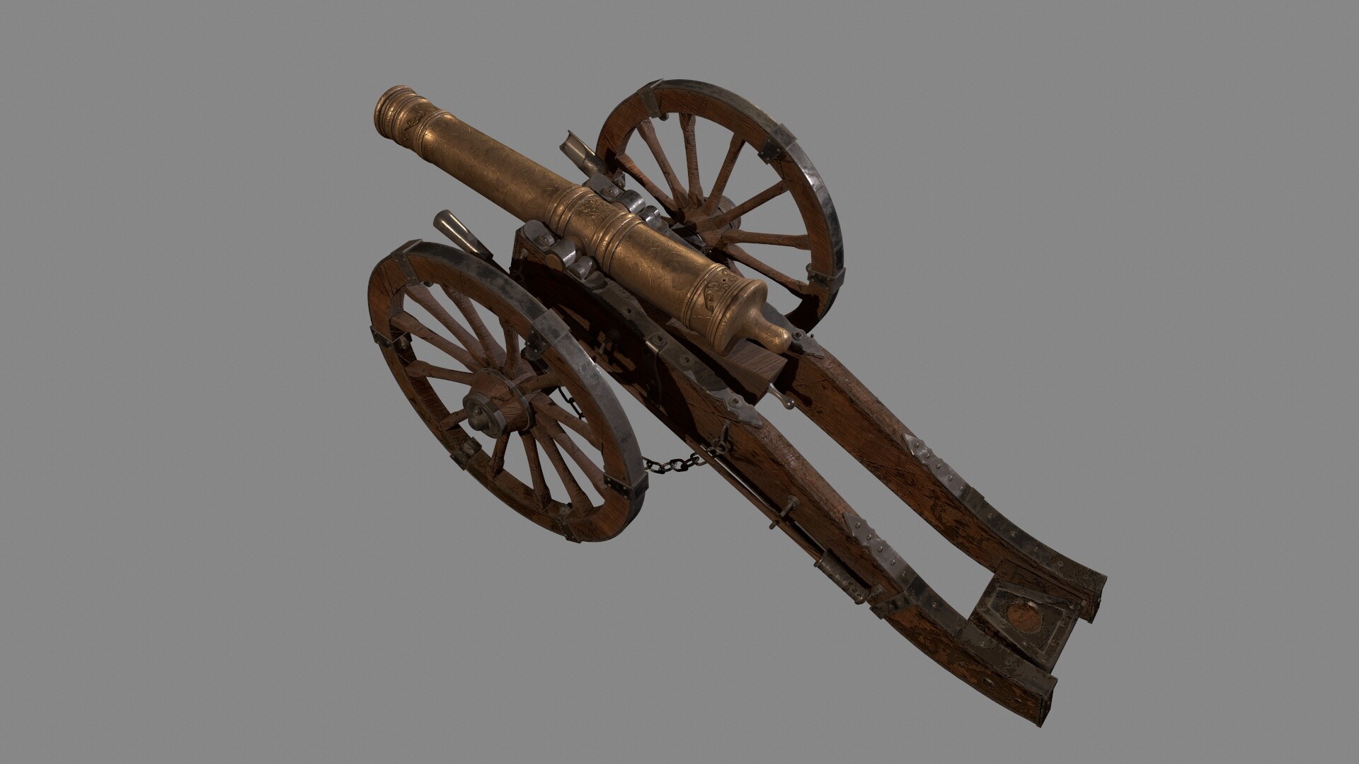 ArtStation - 1800s French Field Cannon