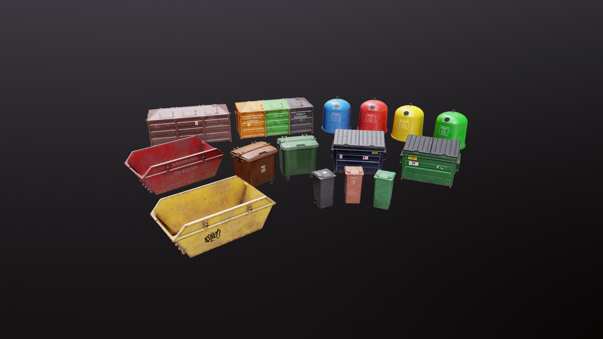 ArtStation - Waste containers