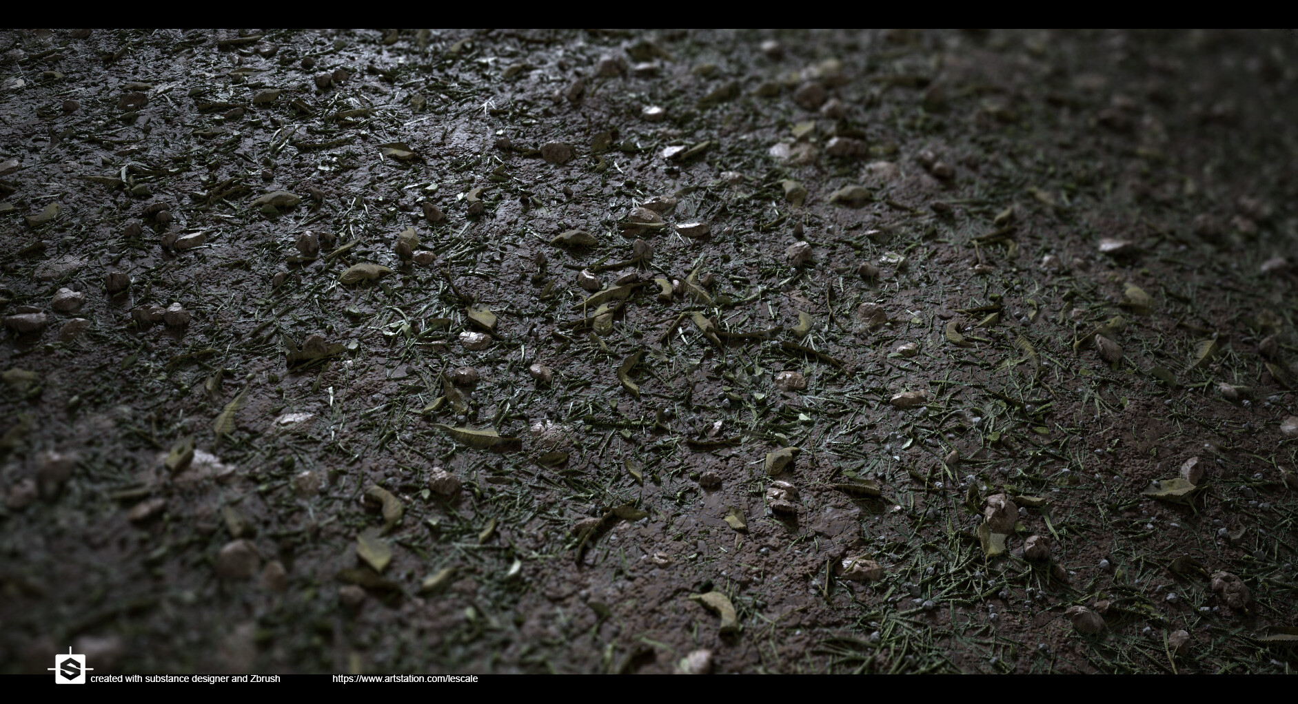 ArtStation - forest ground Material