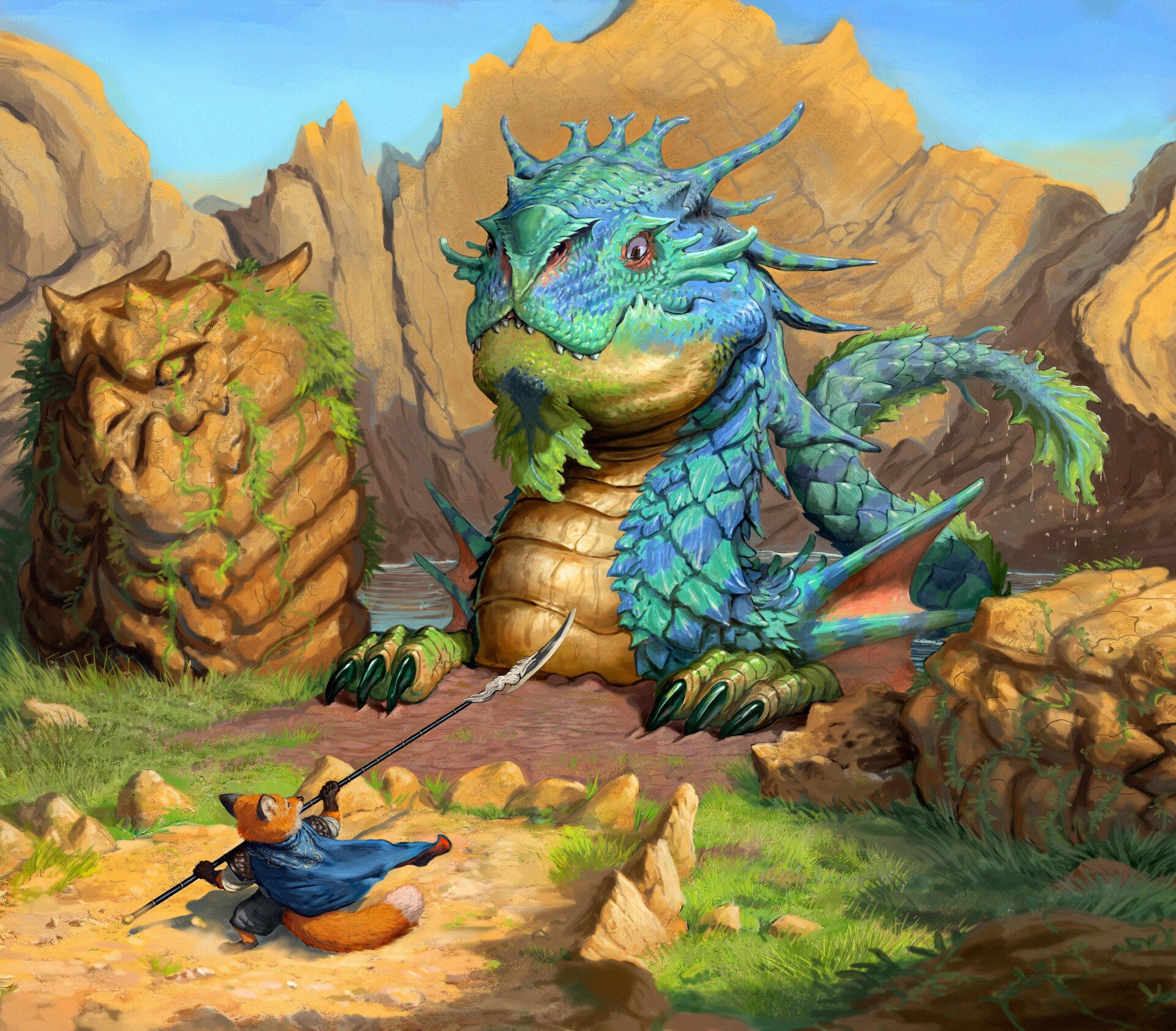 ArtStation - Pond Dragon