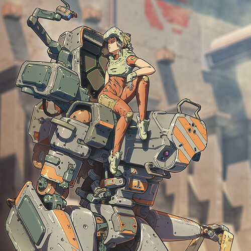 ArtStation - Mecha and Operator