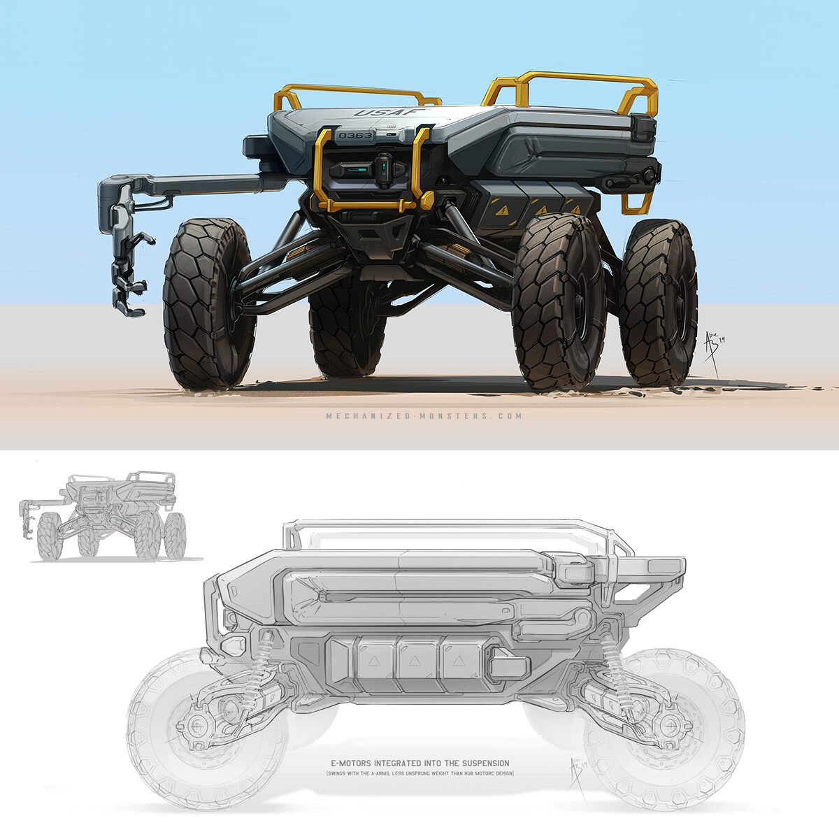 ArtStation - Robo-Cart