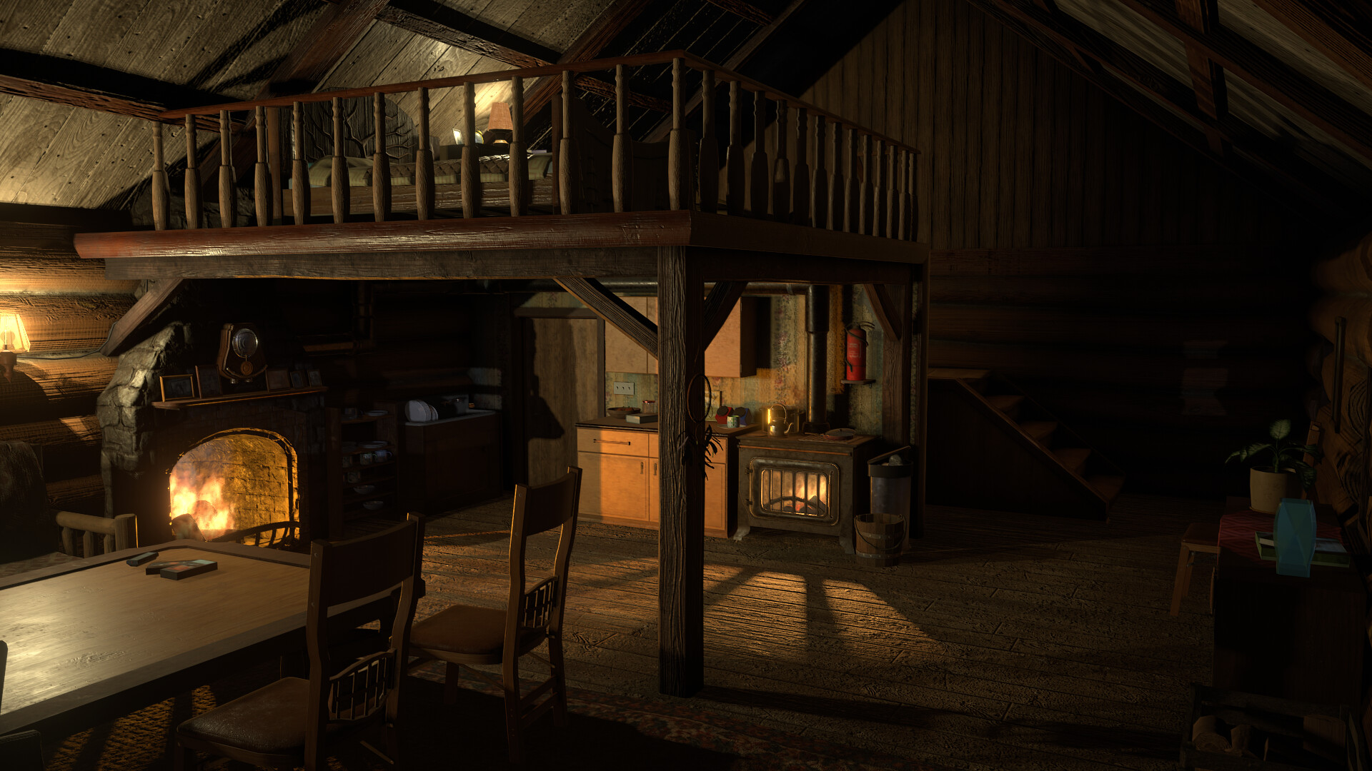 ArtStation - Log Cabin