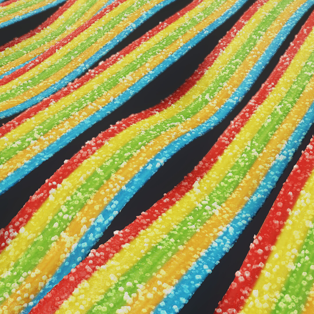 ArtStation - Candy Rainbow Strips