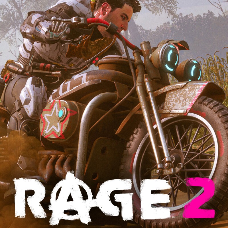 ArtStation - Rage 2 Goon Squad Motorcycle Vehicle