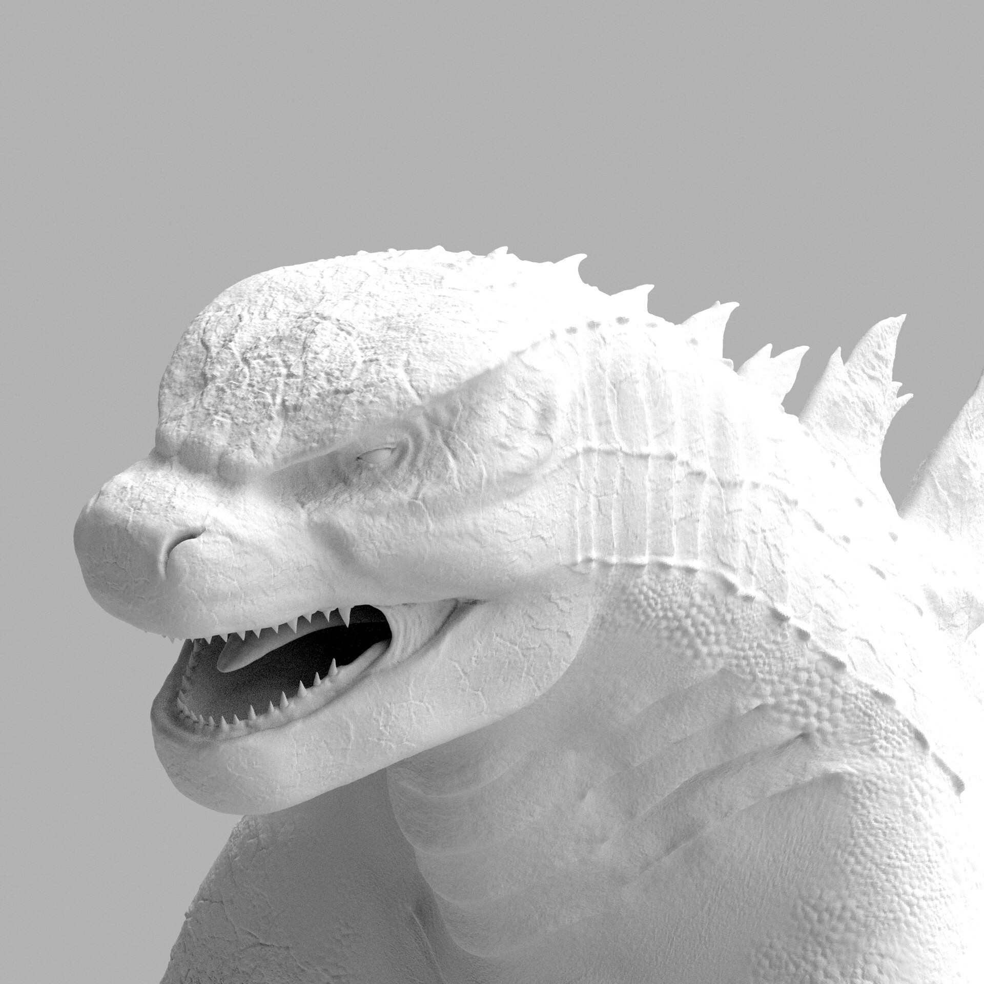 ArtStation - Godzilla sculpt