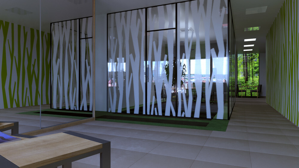 ArtStation - office in trees