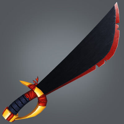 ArtStation - Captain Orange's Sword, Jessica Anderson