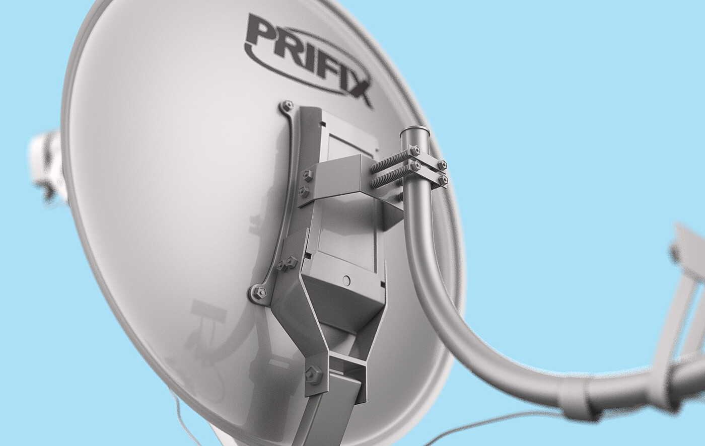 ArtStation - Home Satellite Dish | 3d modeling