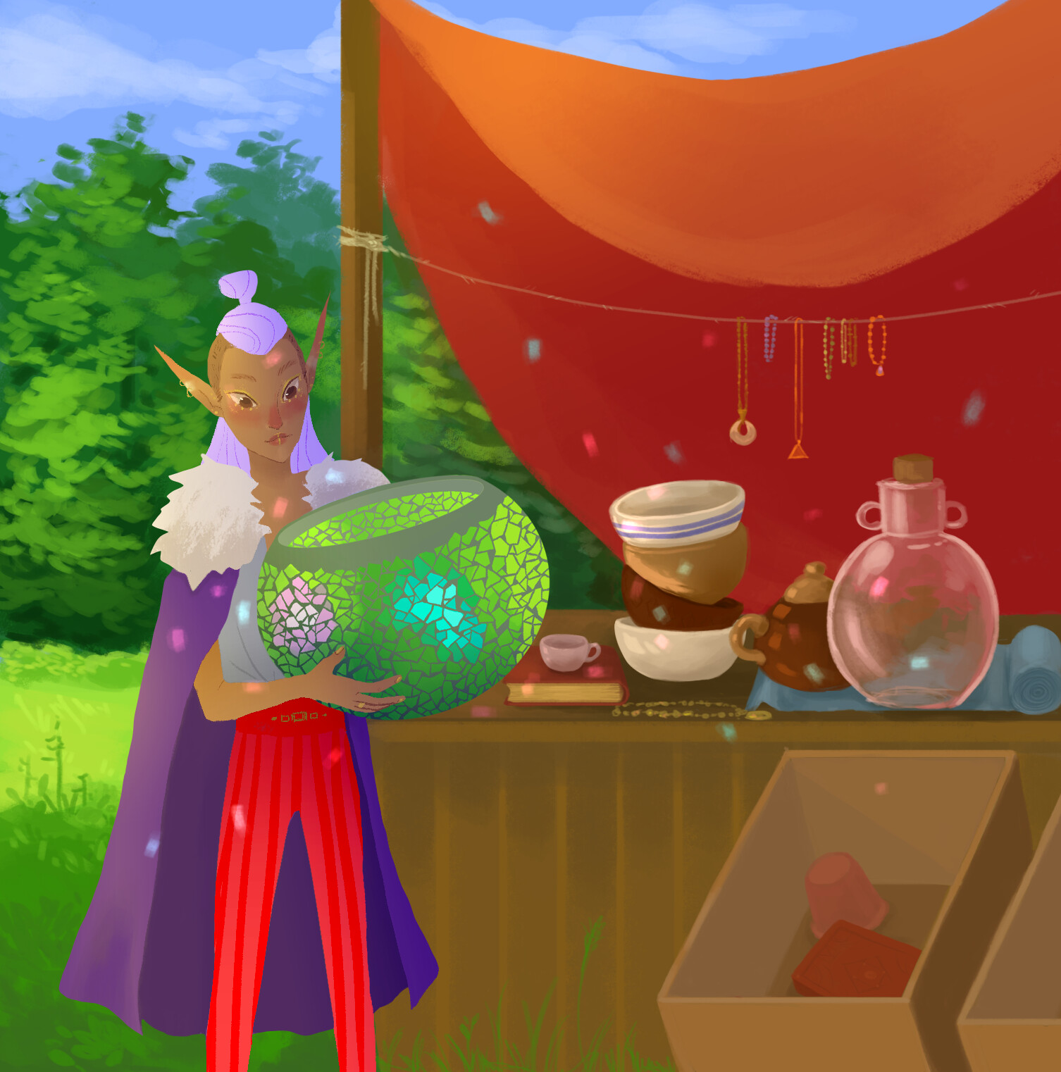 ArtStation - Magic Flowerpot - Children's Book