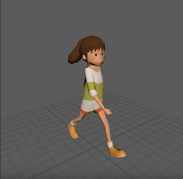 ArtStation - Chihiro Walking Animation