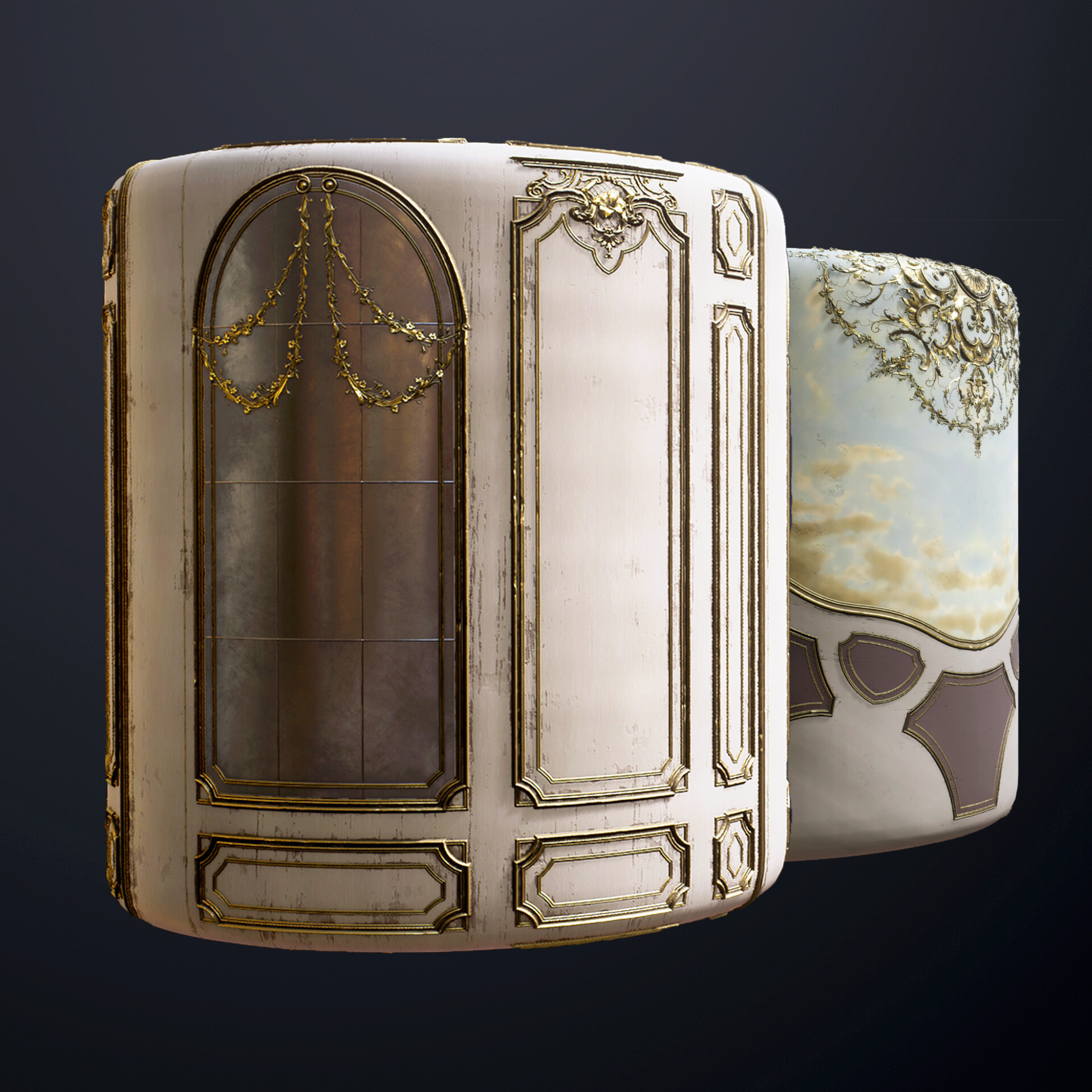 ArtStation - Baroque Bedroom - Materials