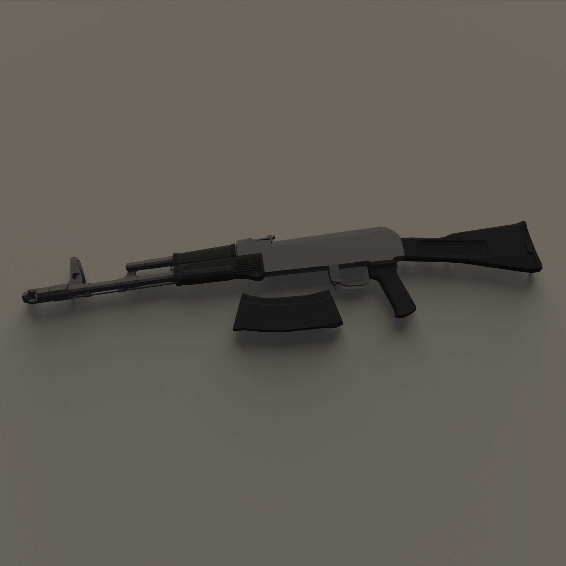 ArtStation - Low Poly AK 74M