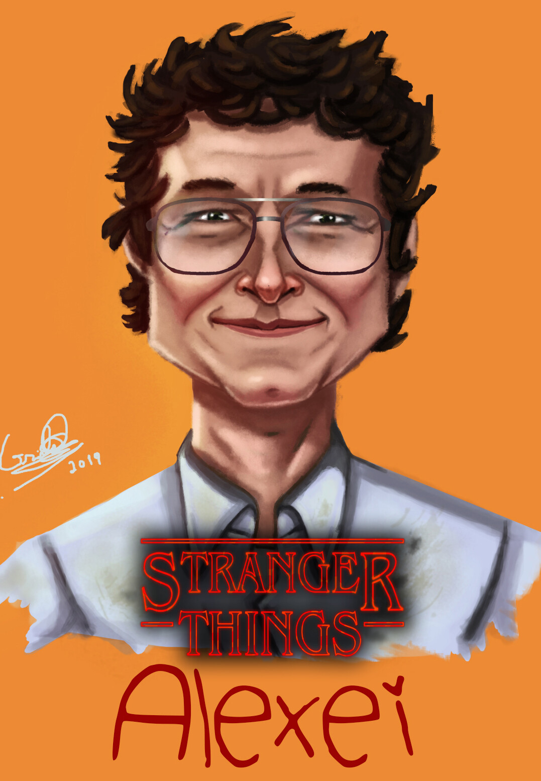 ArtStation - Alexei "Smirnoff" from Stranger things