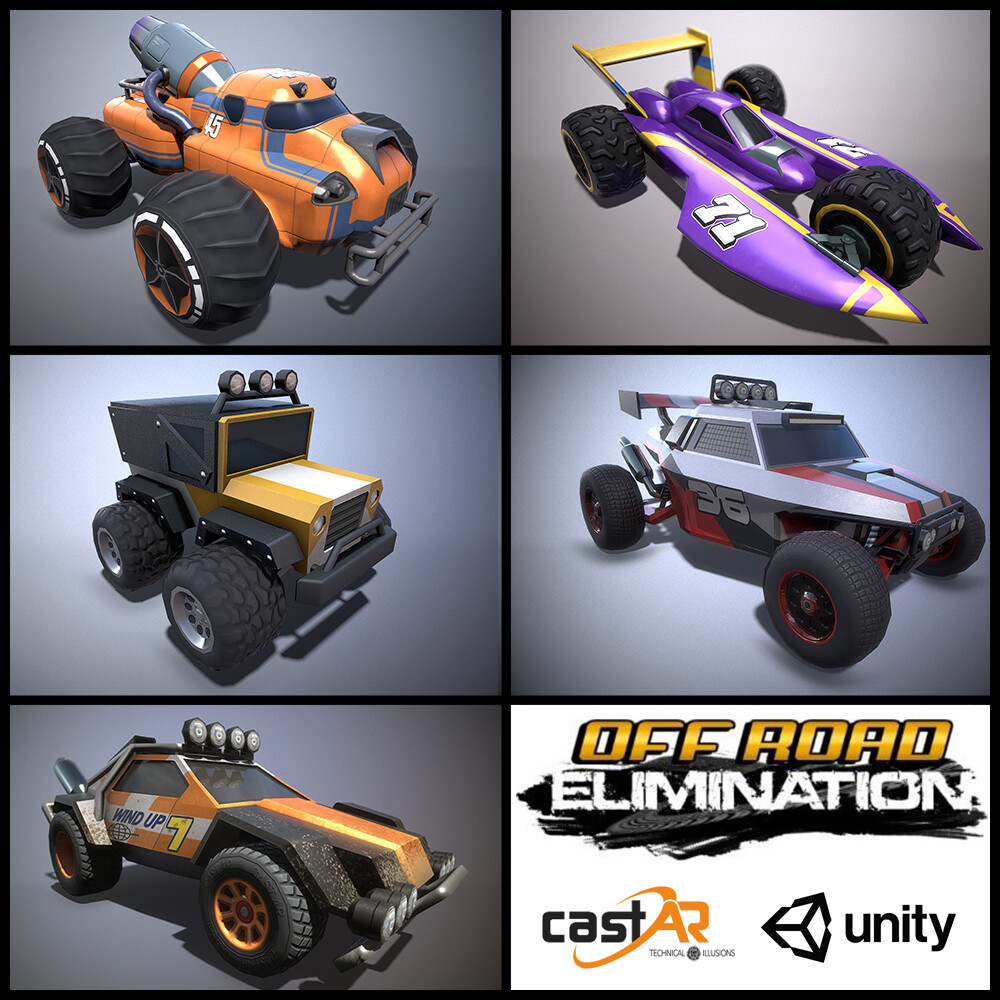 ArtStation - Off Road Elimination Vehicle Models