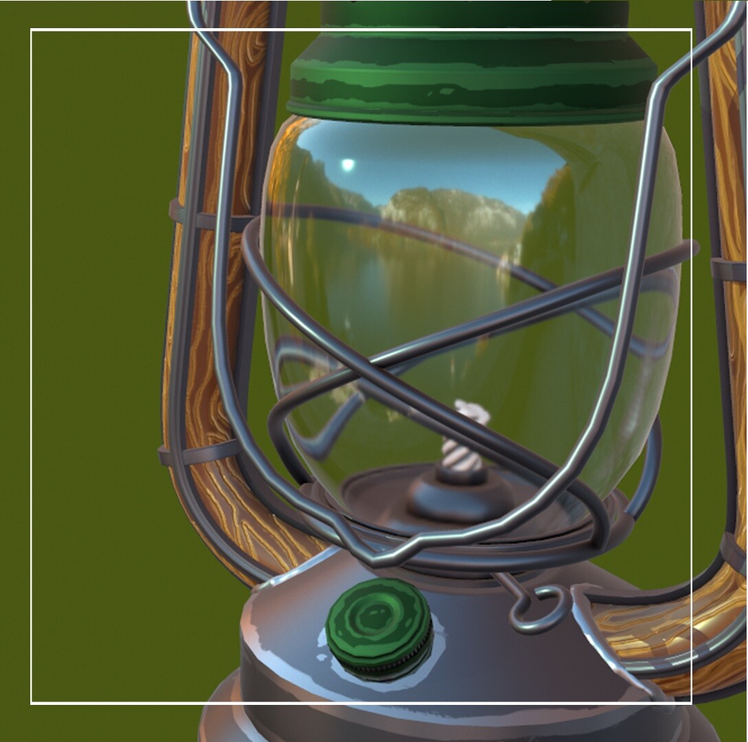 ArtStation - Oil lamp