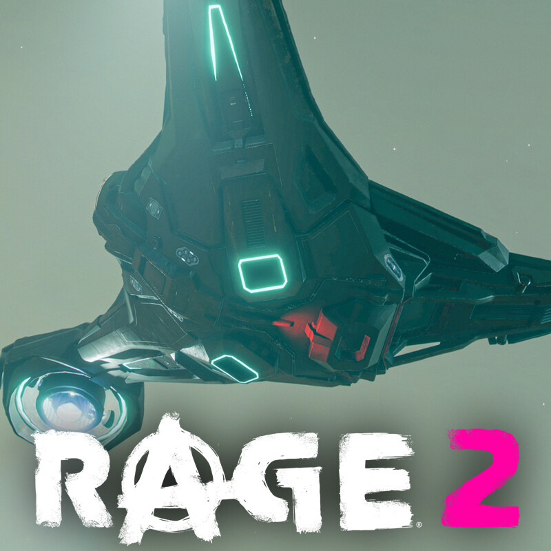 ArtStation - Rage 2 Dropship