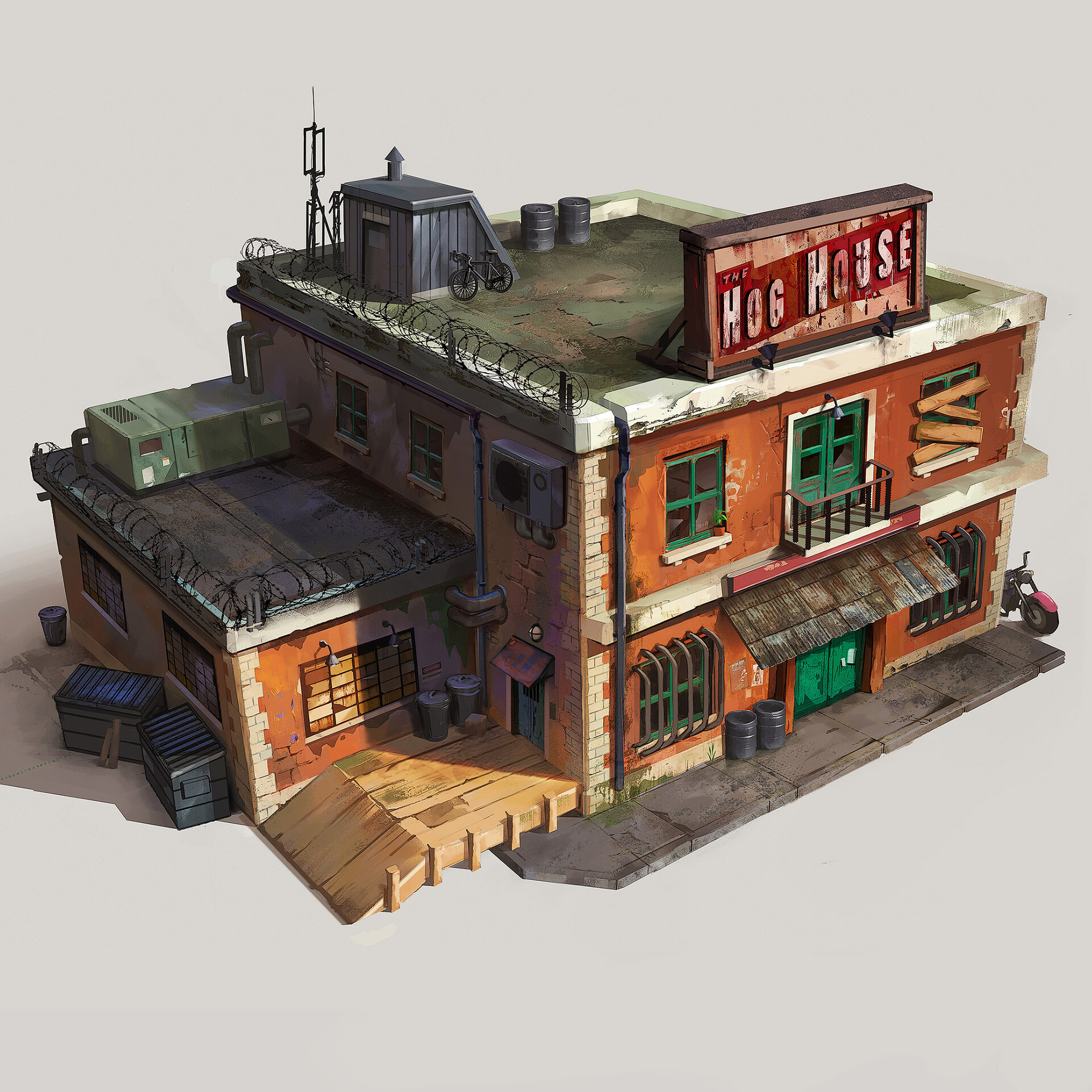 ArtStation - The Hog House