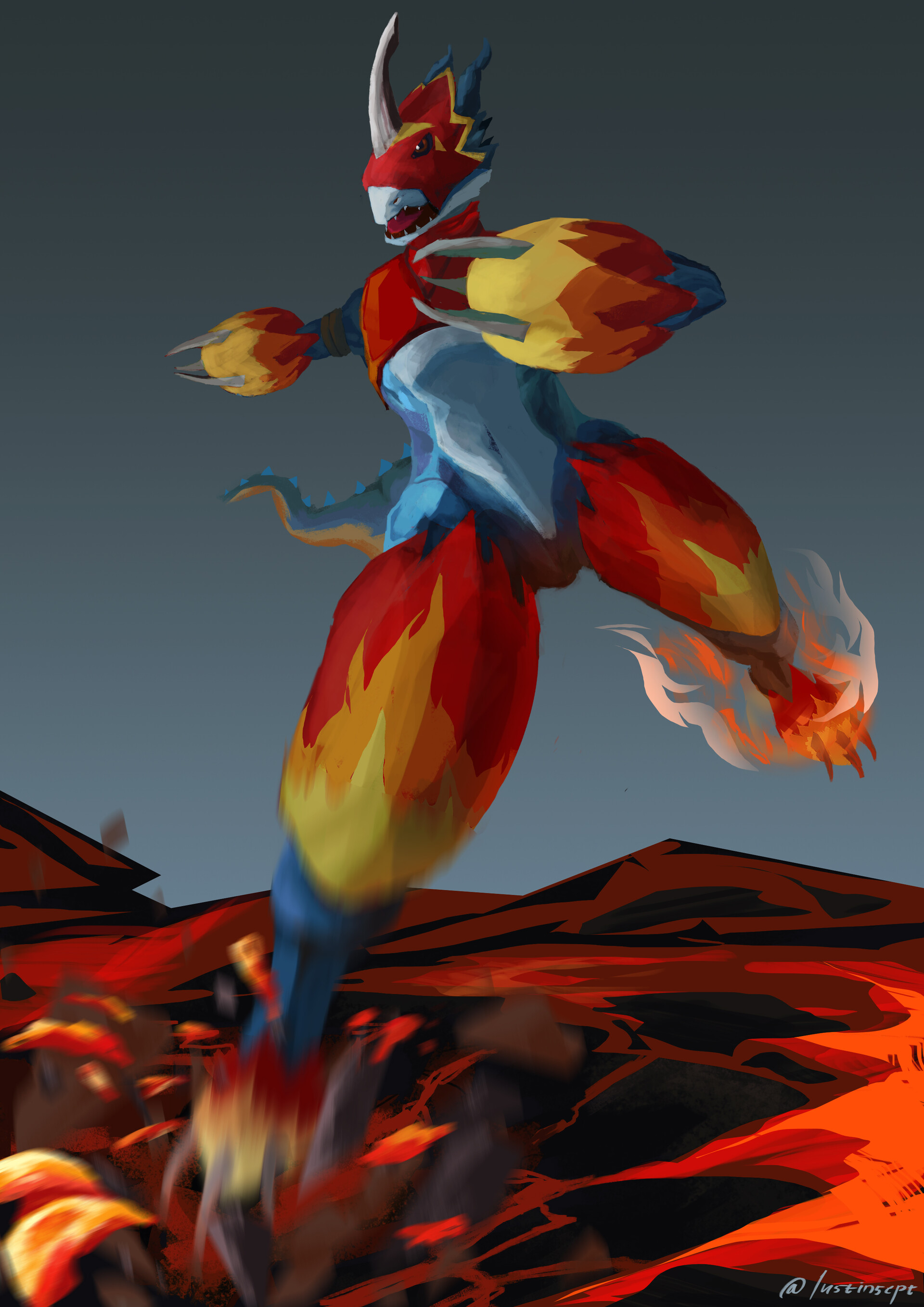 ArtStation - Flamedramon
