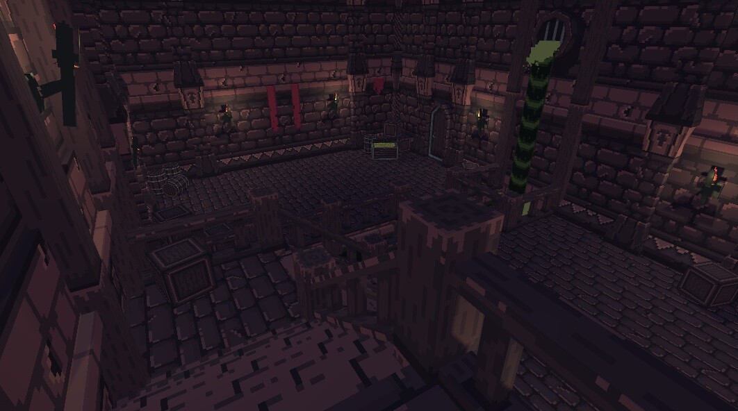 ArtStation - pixel dungeon 2