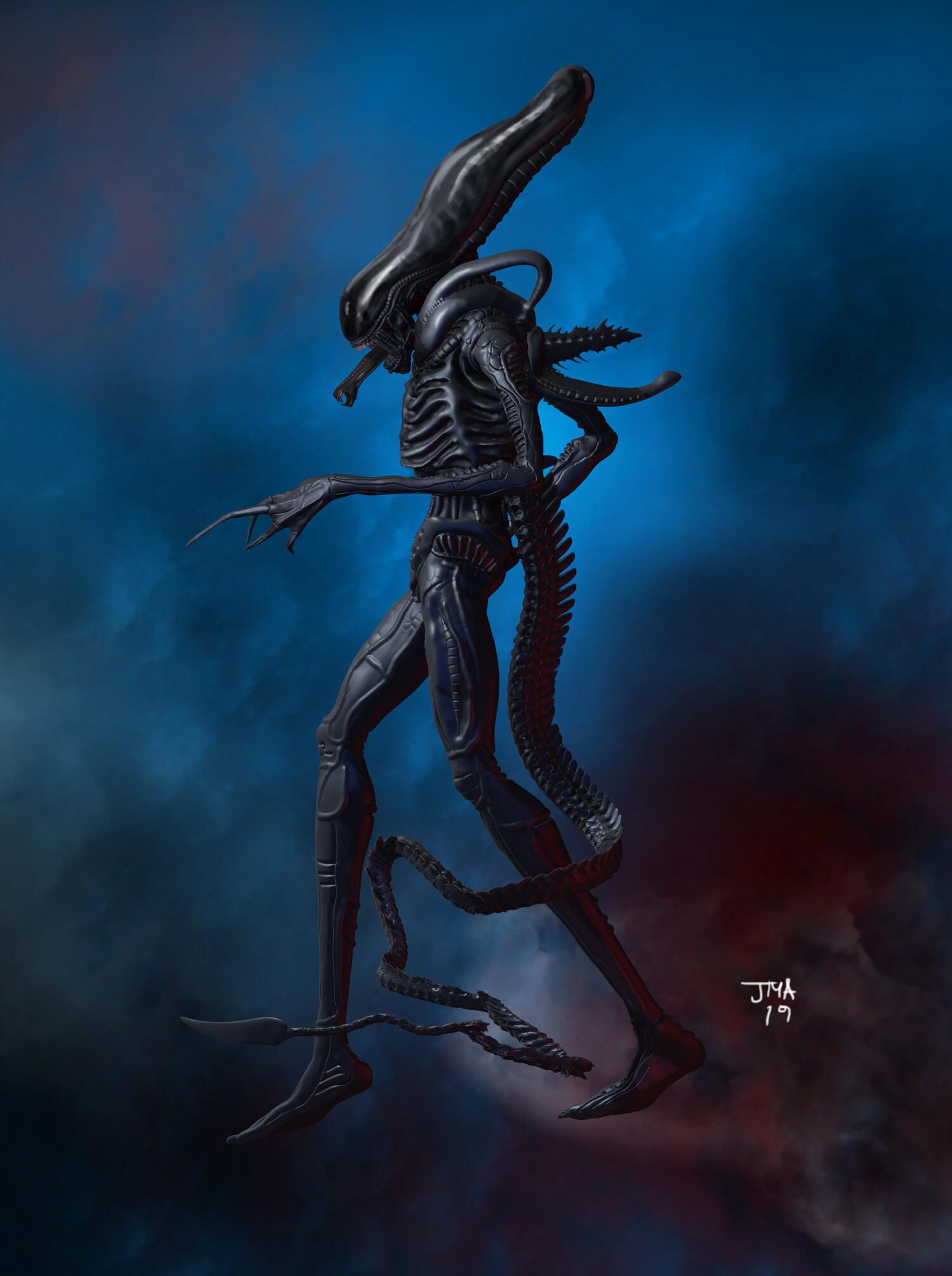 JMA Illustrations - Primal alien perfil