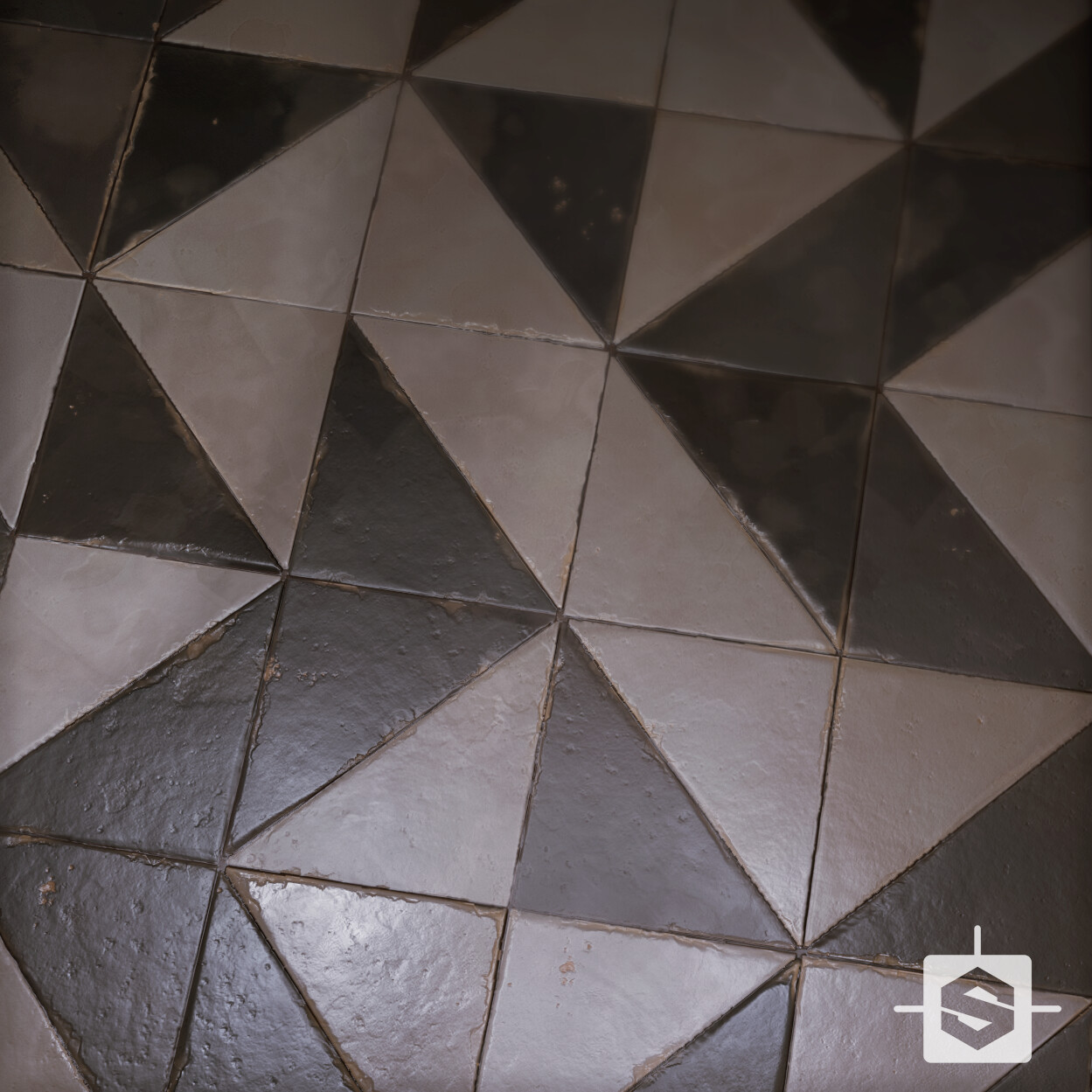 ArtStation - Triangle Tiles Floor