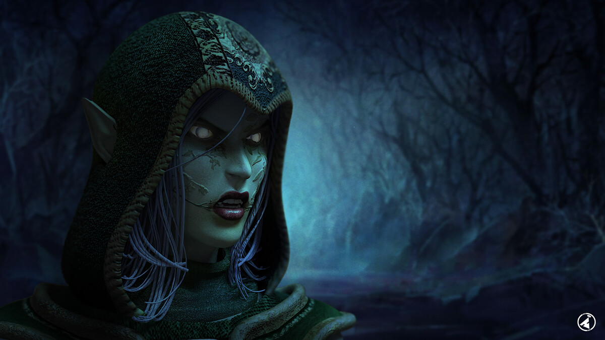 ArtStation - Murder blind elf