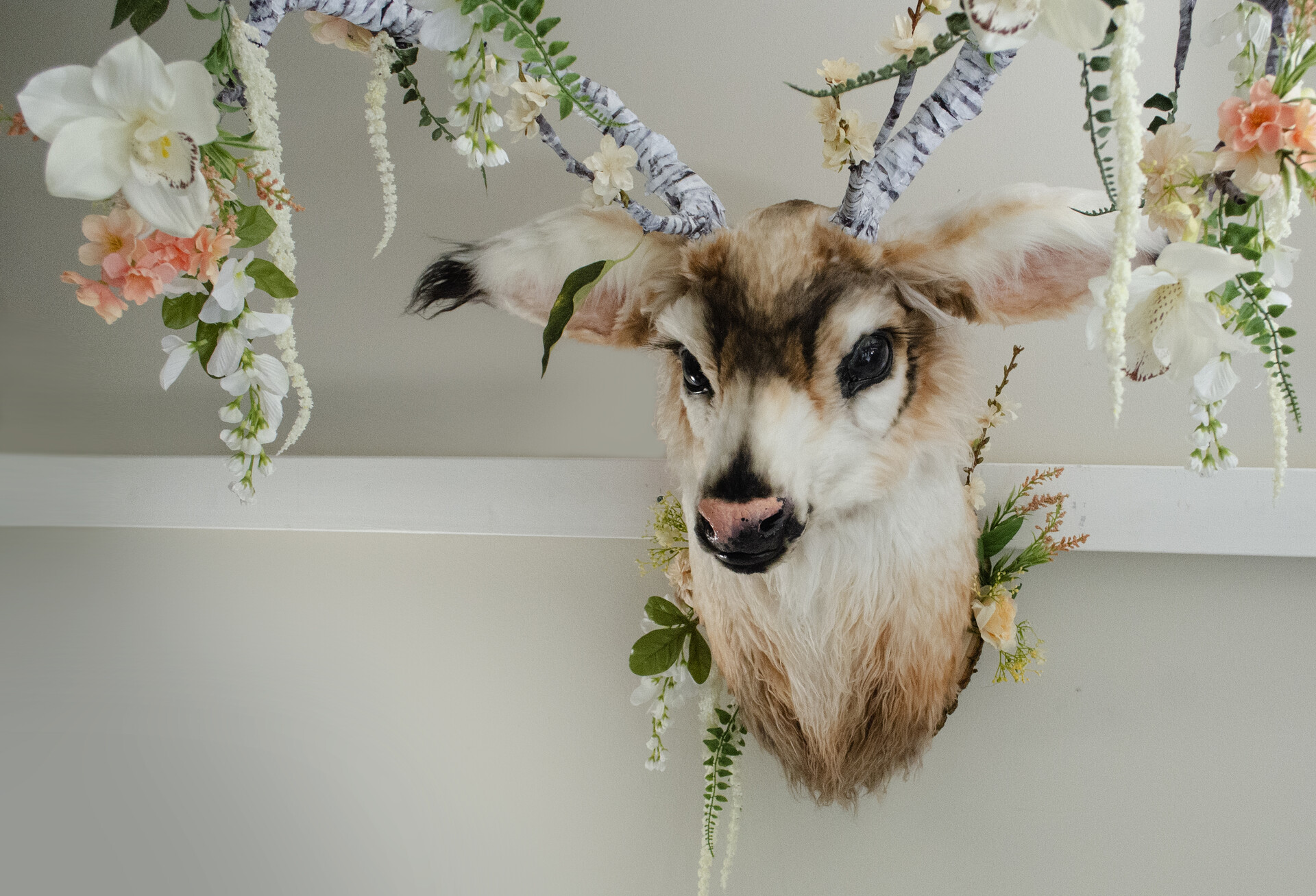ArtStation - Floral Deer Mount