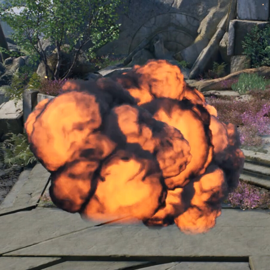 ArtStation - Realistic fx study - Explosion, Nadir Khabibullin