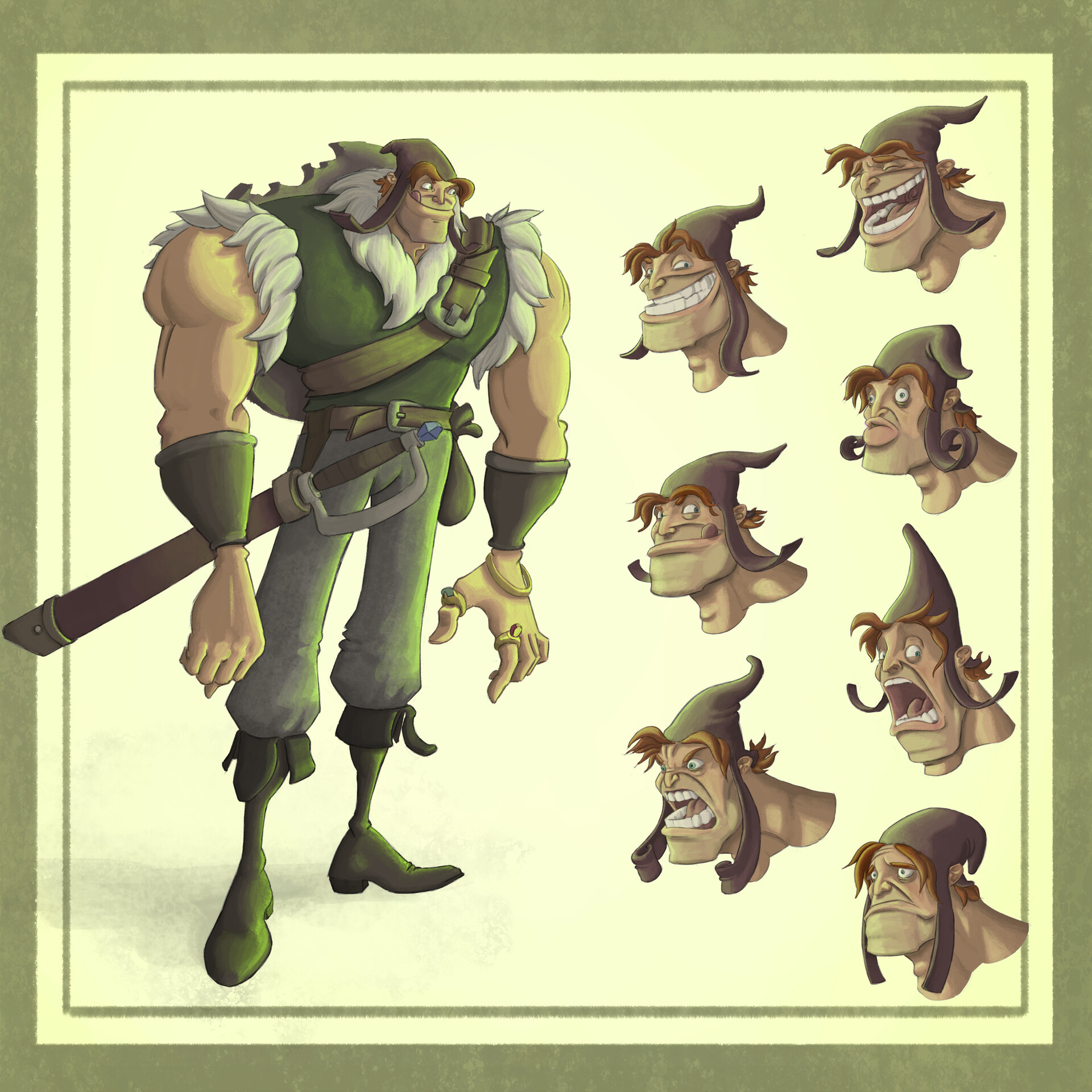 ArtStation - The robery of the mimic, rascal character design.