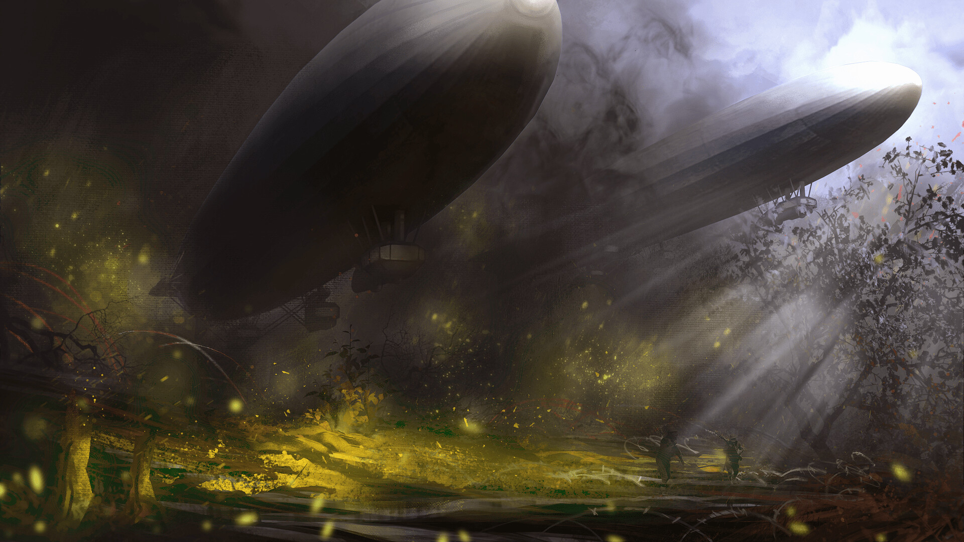 ArtStation - Zeppelin Charge