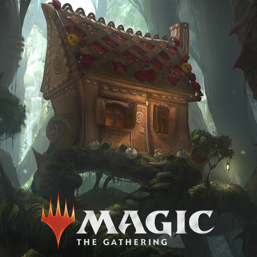 ArtStation - Gingerbread Cottage