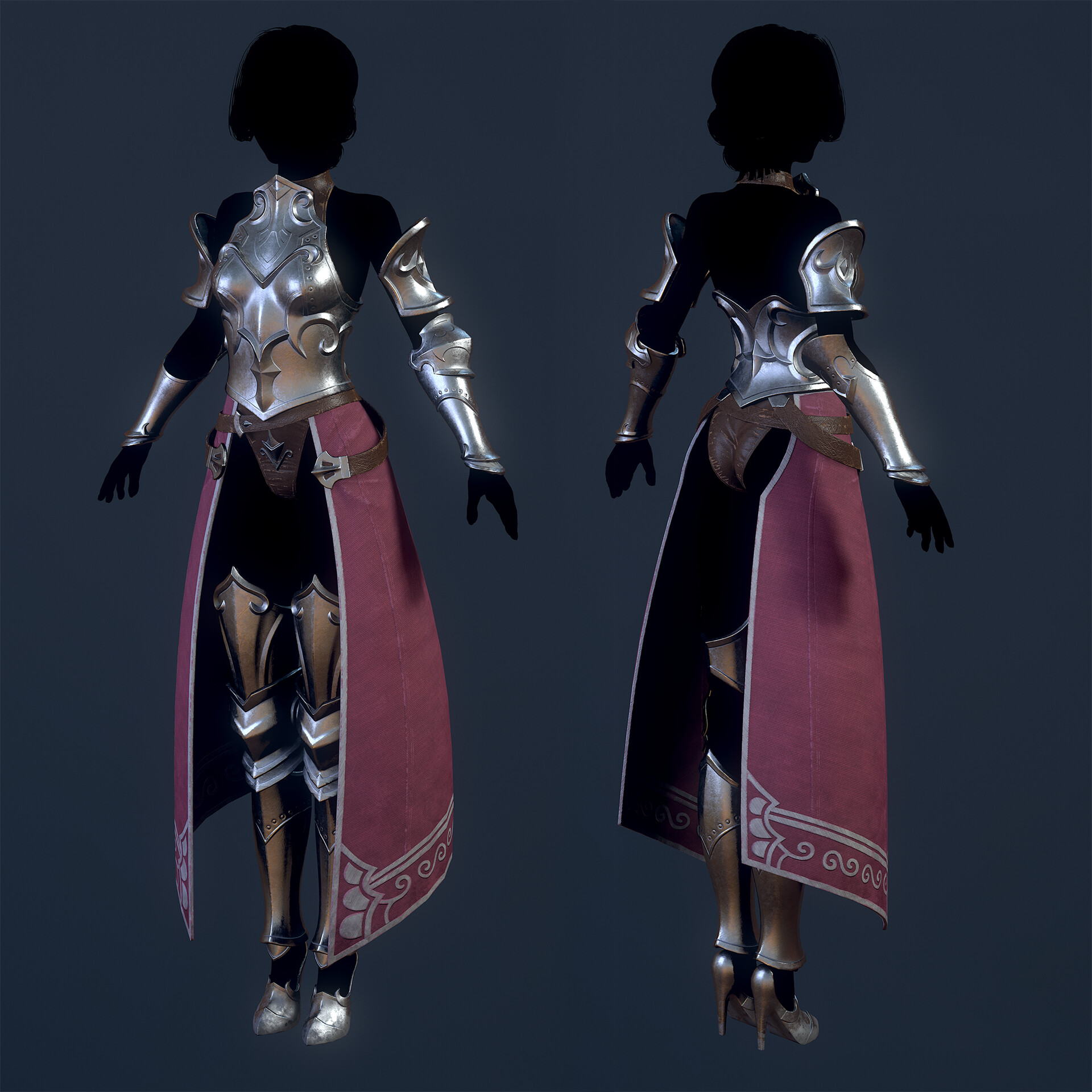 ArtStation - Girl Knight - Armor