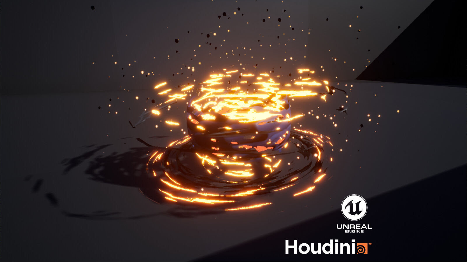ArtStation - UE4 VFX Study - Swirling Fire & Decay Material