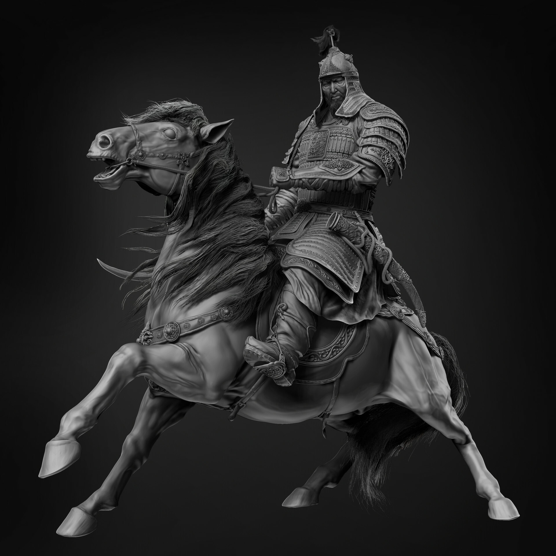 ArtStation - Chingis Khaan - Genghis Khan (2017)
