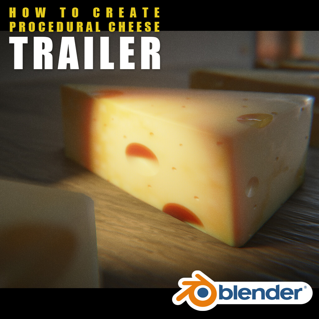 ArtStation - Procedural Cheese - Blender