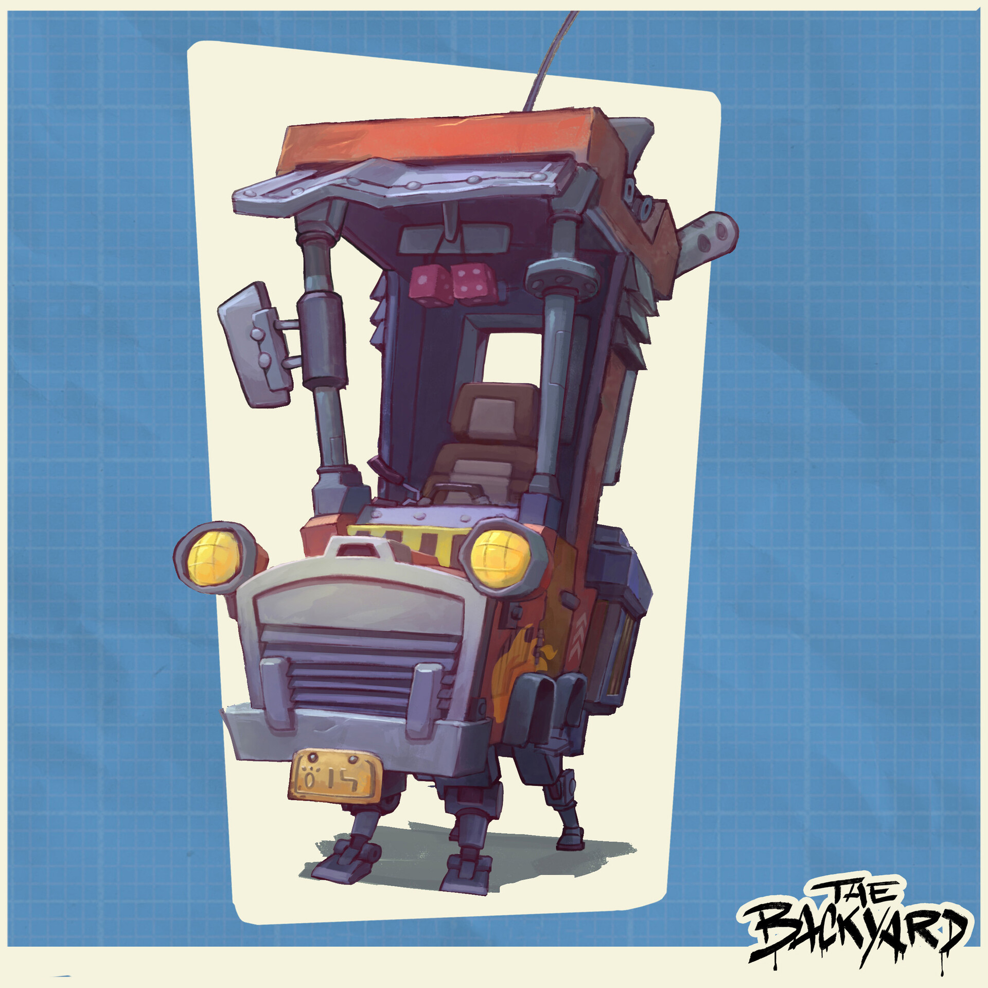 ArtStation - Prop CarBot