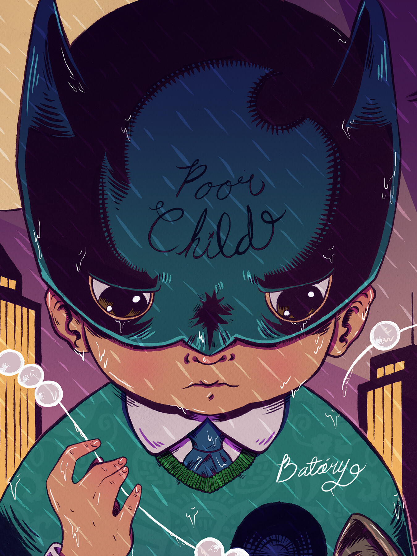 ArtStation - Poor Child ~ Batman Fanart