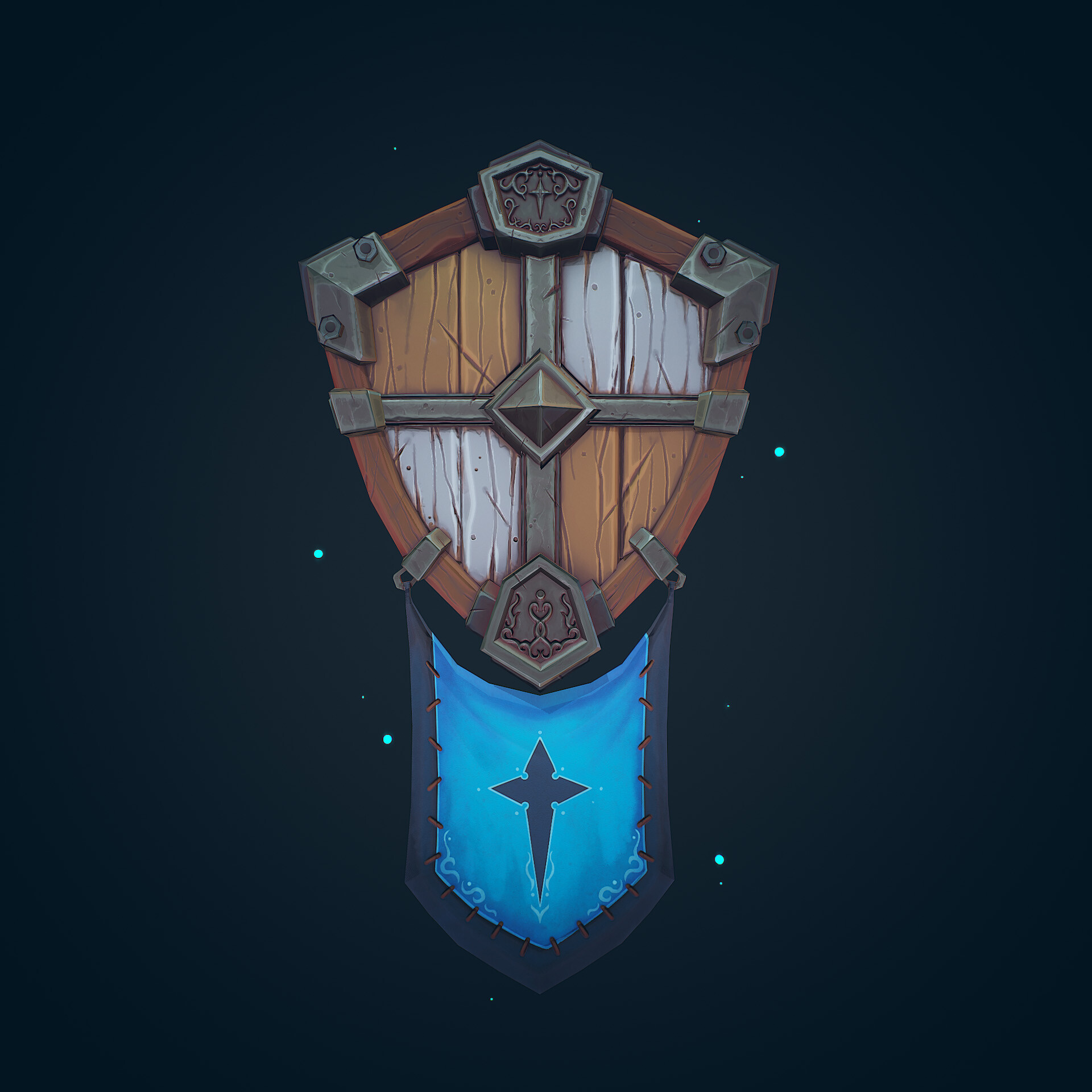 ArtStation - Shield and Banner