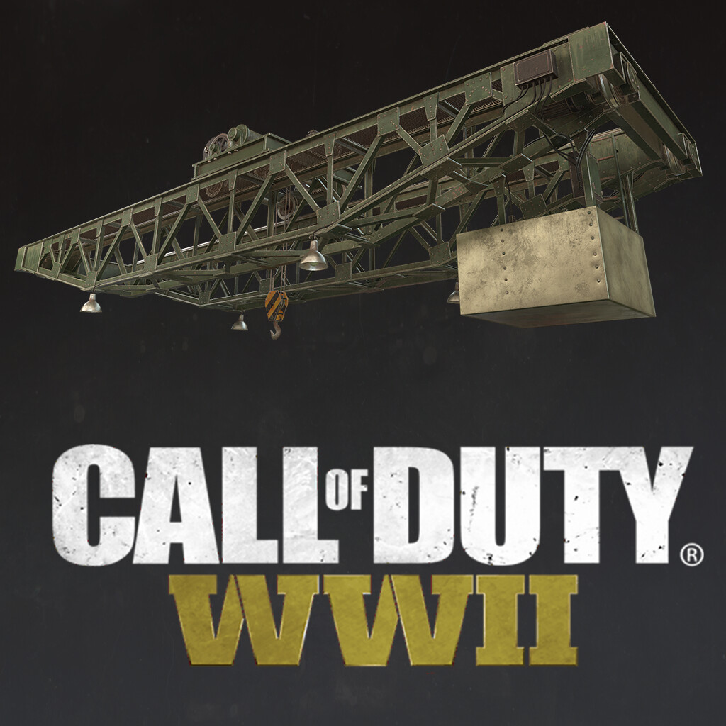 ArtStation - Call of Duty: World War II | Overhead crane