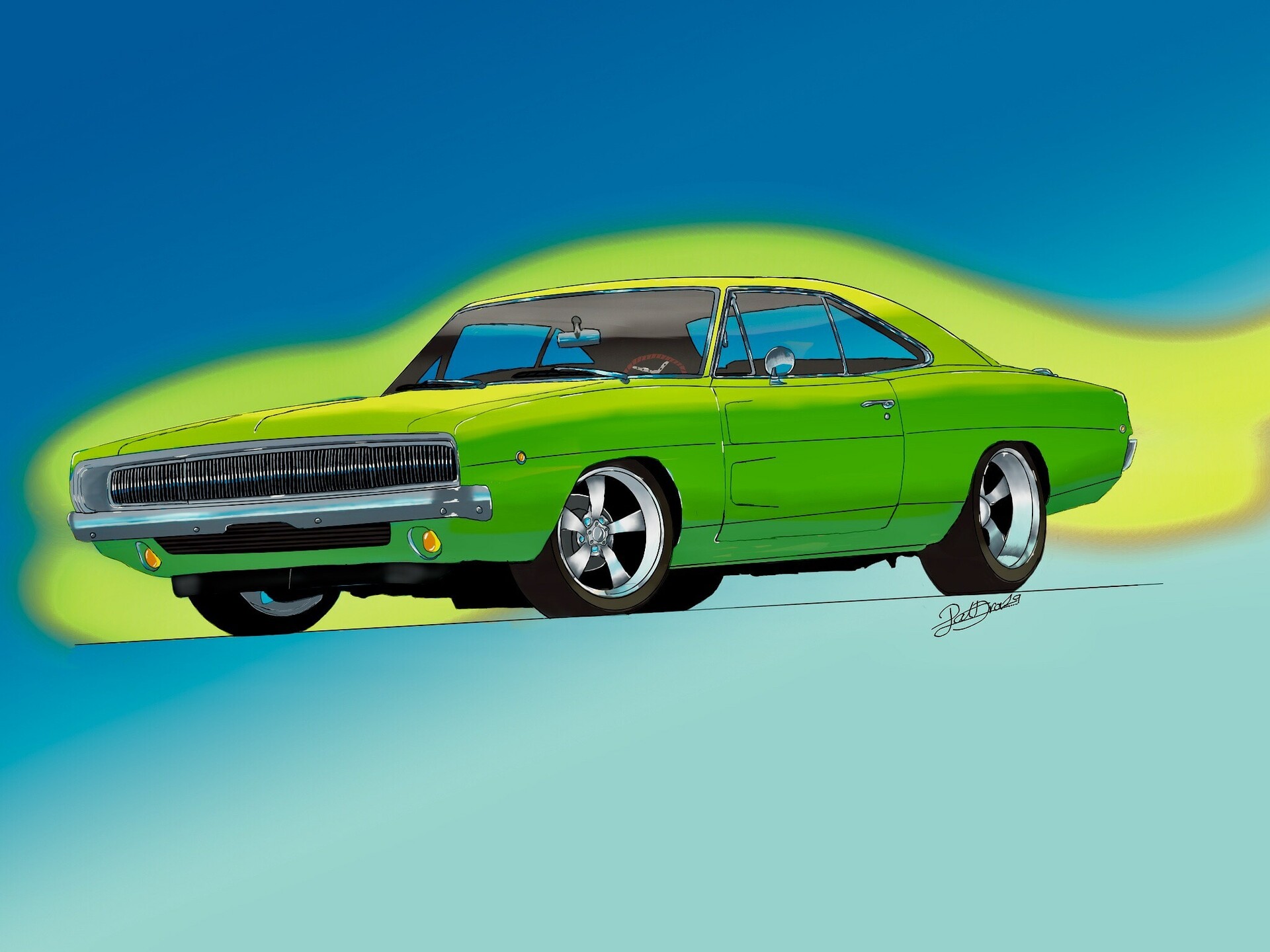 ArtStation - Dodge Charger