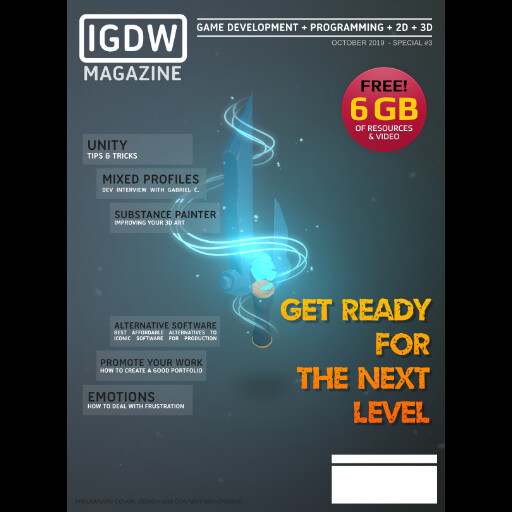 ArtStation - Indie game magazine cover