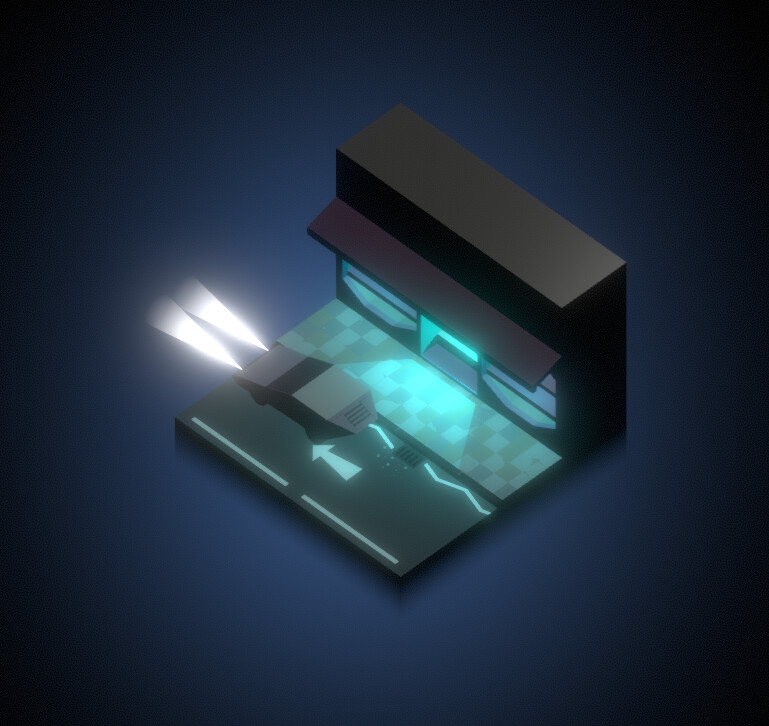 ArtStation - Isometric Storefront Breakdown